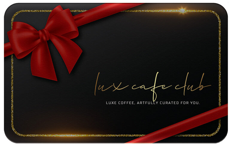 Exclusive Coffee Journey Gift Card – Lux Cafe Club